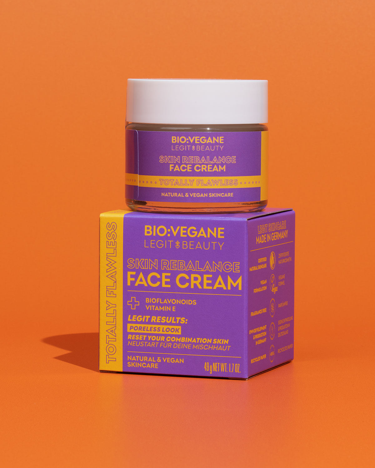 SKIN REBALANCE FACE CREAM for every skin type | ORGANIC:VEGANE LEGIT ...