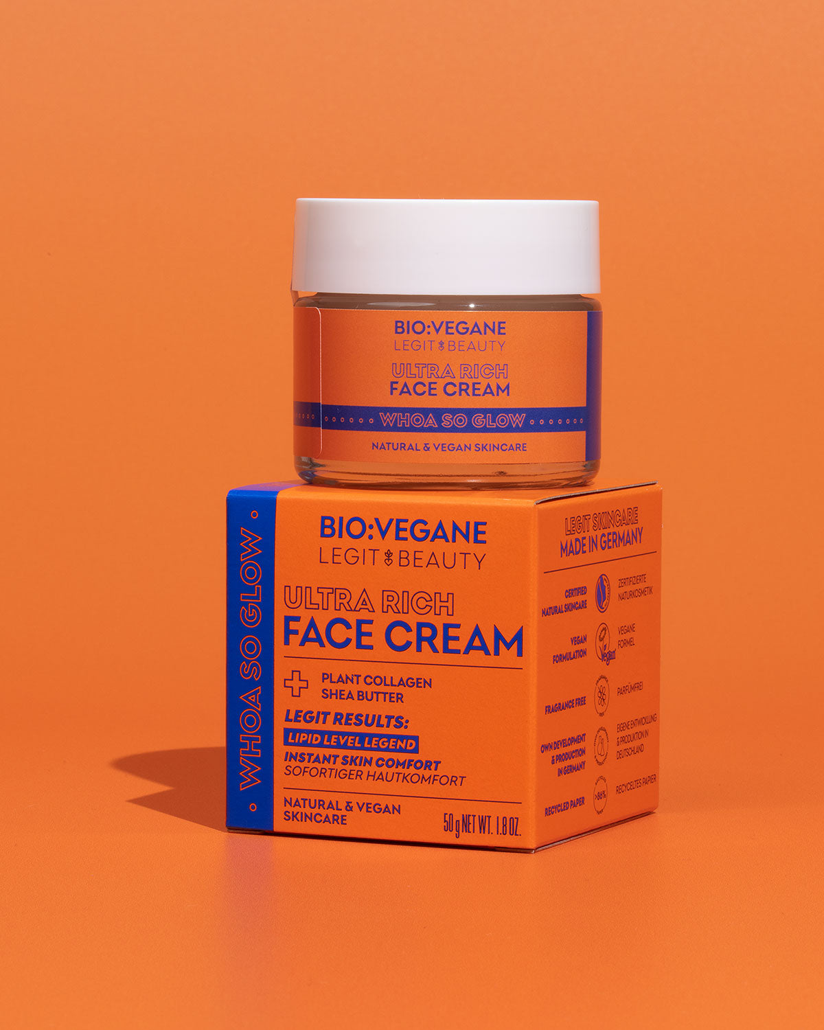 ULTRA RICH FACE CREAM für jeden Hauttyp | BIO:VEGANE LEGIT BEAUTY